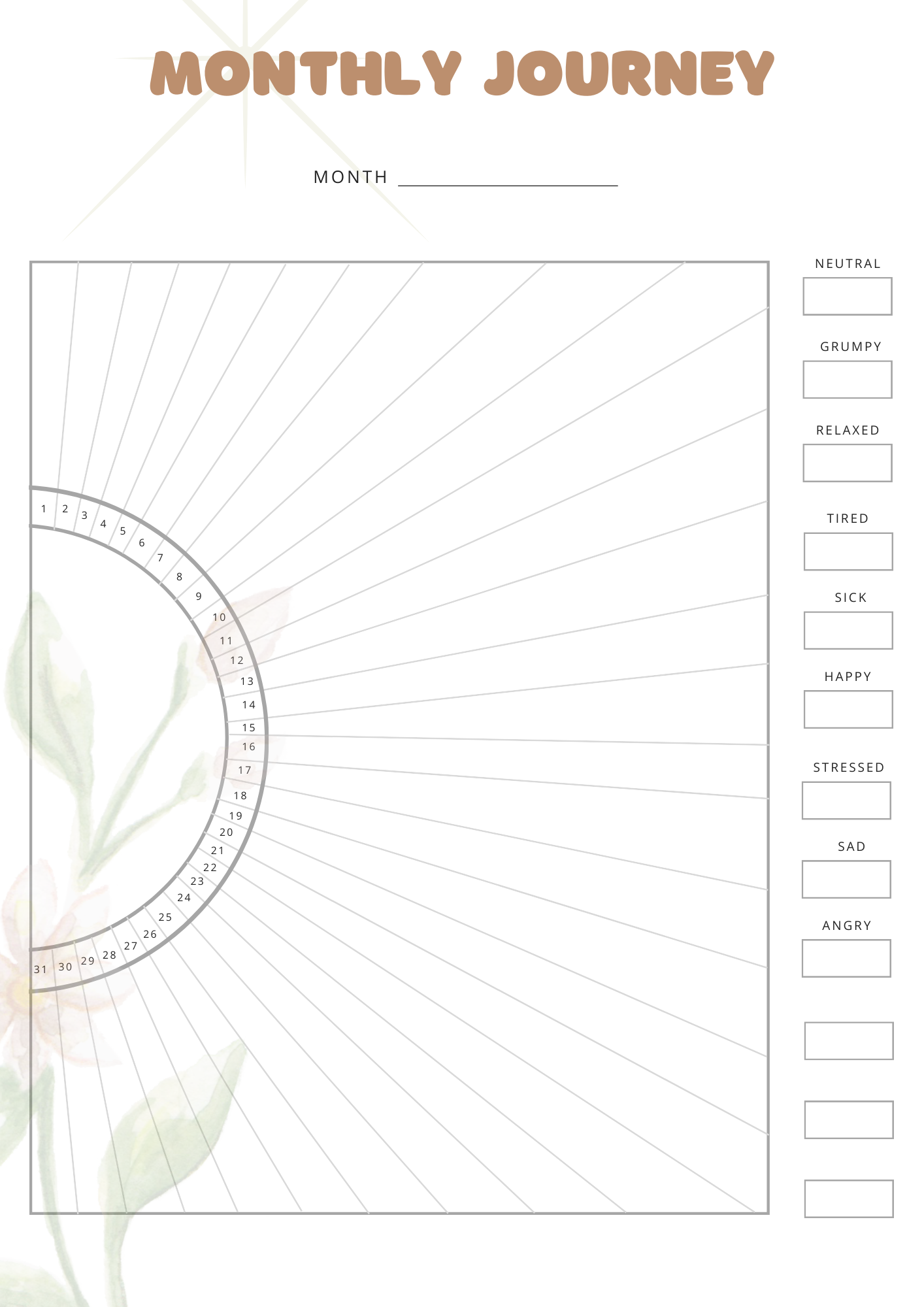 Printable Mood Tracker Templates [PDF Included] - Printables Hub