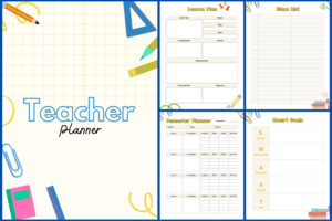 Printable Teacher Planner Bundle - Printables Hub