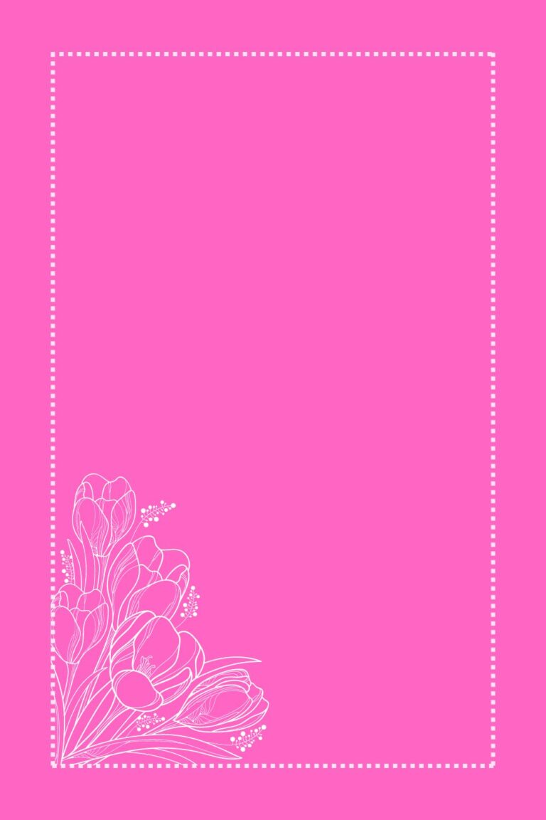 Printable Pink Sheet Templates [PDF Included] - Printables Hub