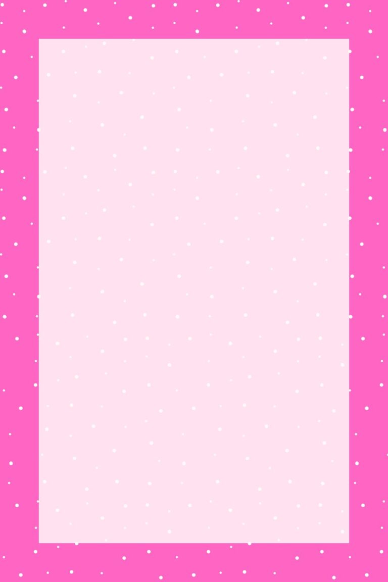 Printable Pink Sheet Templates [PDF Included] - Printables Hub