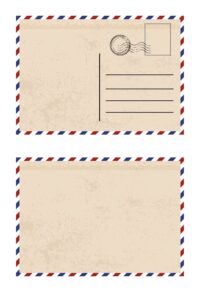 Free Printable Blank Postcard Templates [PDF Included] - Printables Hub