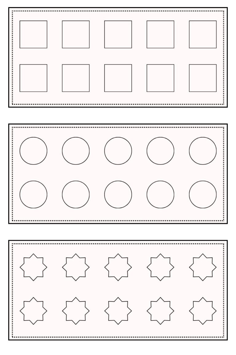 Free Printable Blank Punch Card Templates With PDFs - Printables Hub