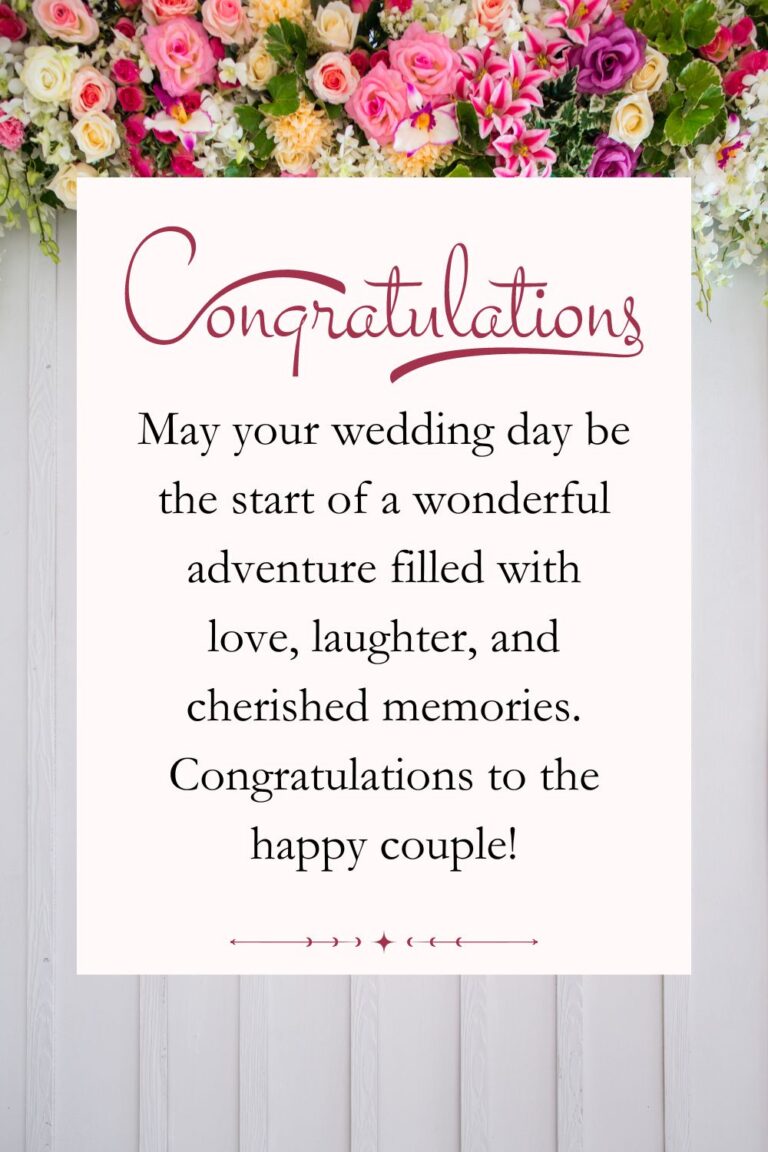 Printable Wedding Card Messages - Printables Hub