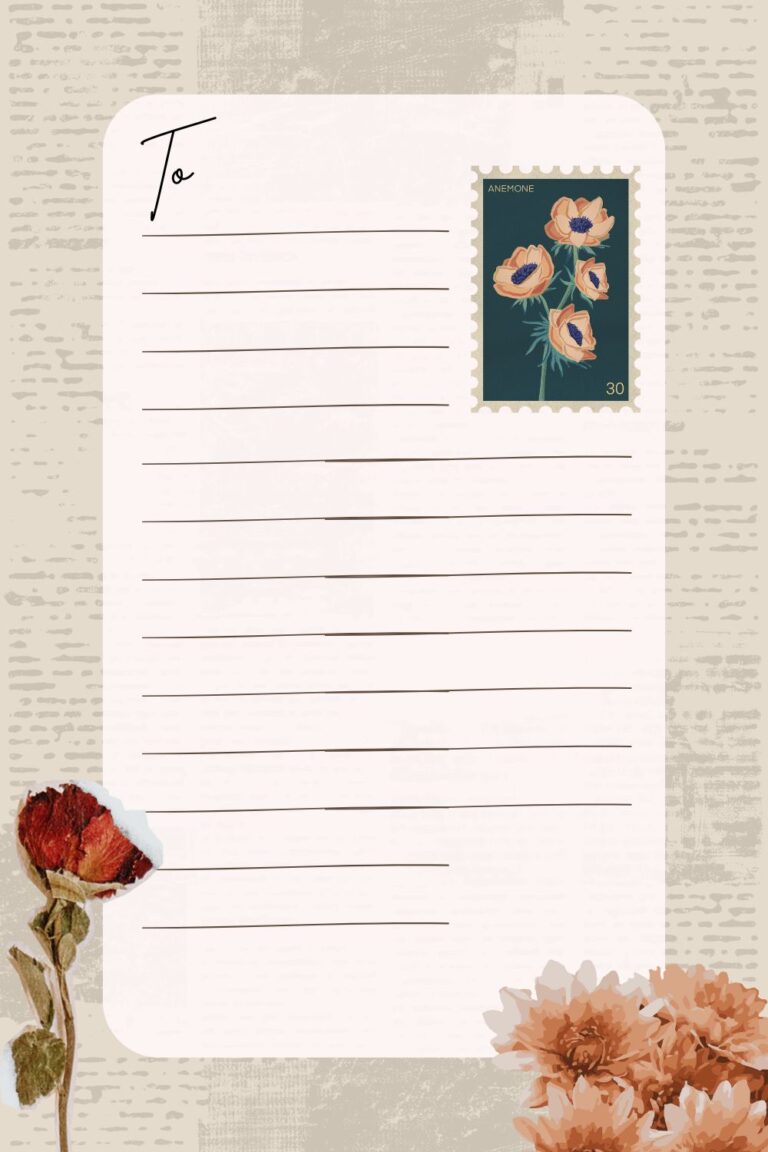 Free Printable Blank Letter Templates [PDF Included] - Printables Hub