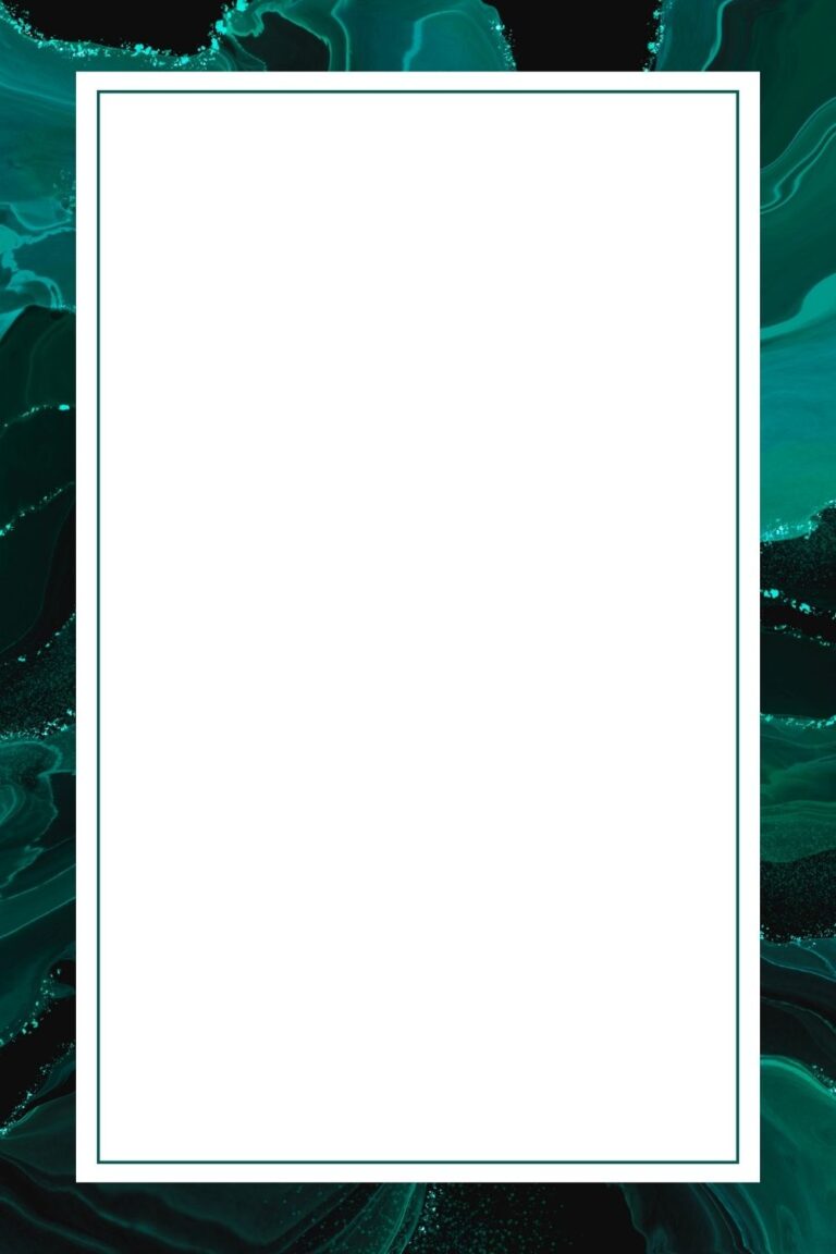 Printable Blank Aesthetic Rectangle {Frame} Templates [PDF Included ...