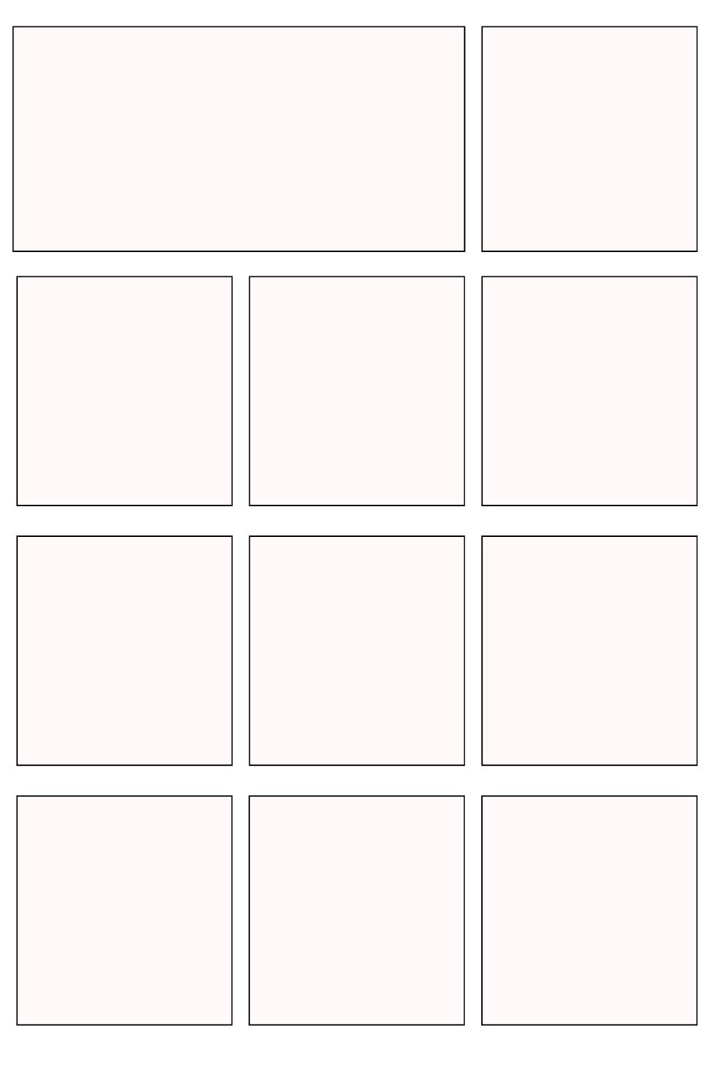Free Printable Comic Strips/Pages Templates [PDF Included] - Printables Hub