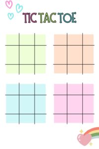 Printable Blank Tic Tac Toe Sheet Templates [PDF Included] - Printables Hub