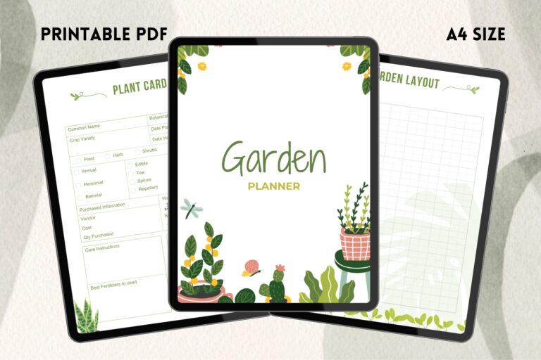Printable Garden Planner Templates - Printables Hub