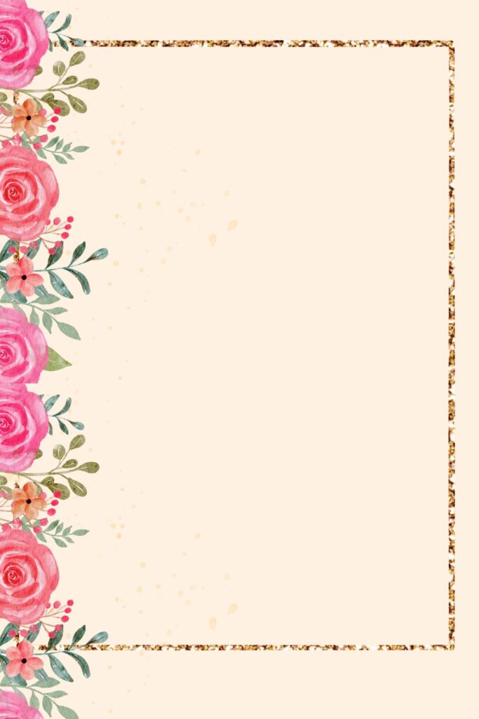 Printable Blank Invitation Background Templates Ideas - Printables Hub