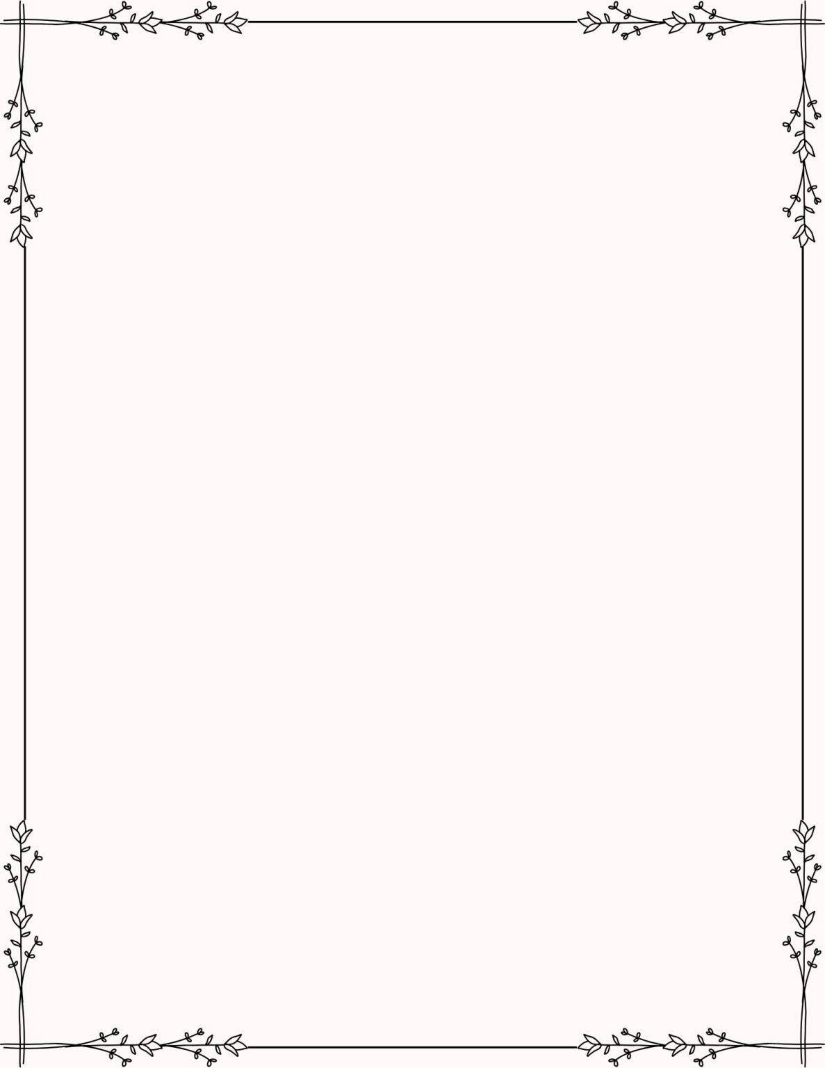 Printable Frames Borders Sheets - Printables Hub