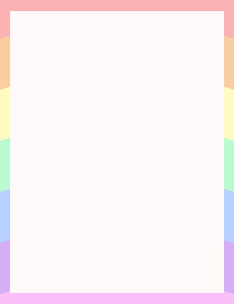 Printable Frames Borders Sheets - Printables Hub