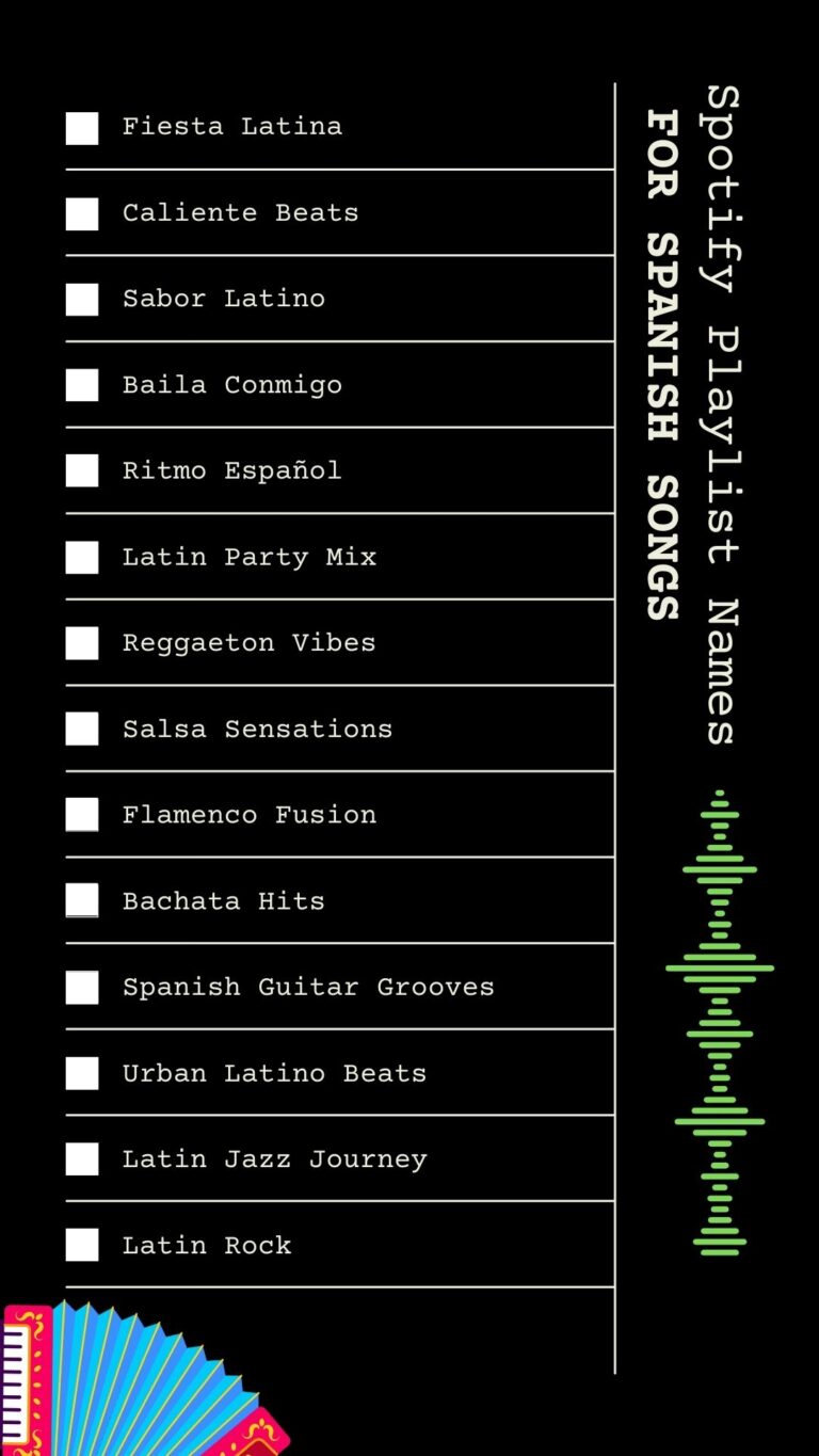 Printable Spotify Playlist Names Ideas [PDF Included] - Printables Hub