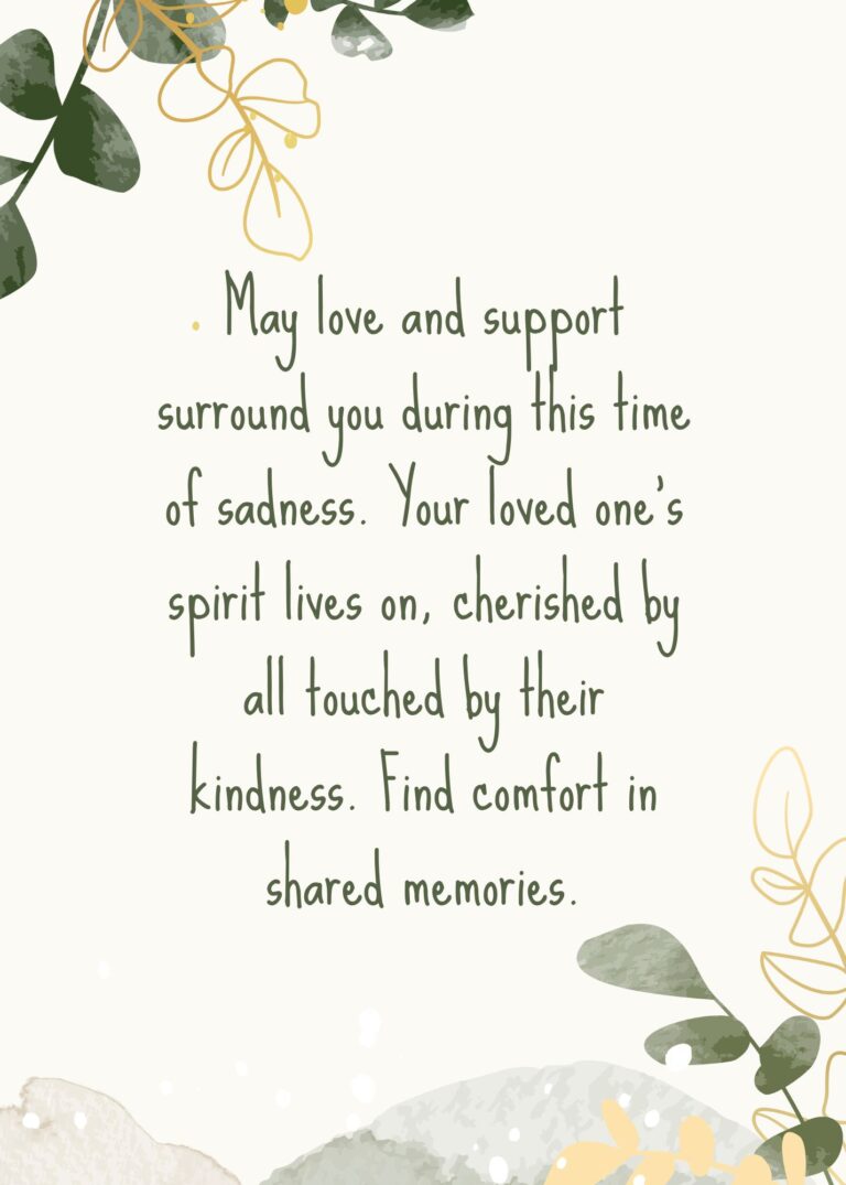 Printable Sympathy Messages Cards - Printables Hub