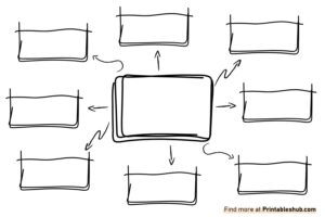 Free Printable Blank Mind Map Templates [PDF Included] - Printables Hub