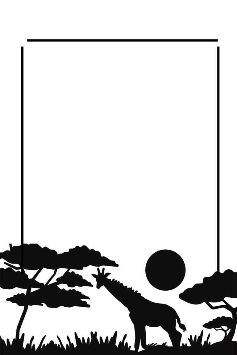 Free Printable Blank Safari Invitation Templates [PDF Included ...