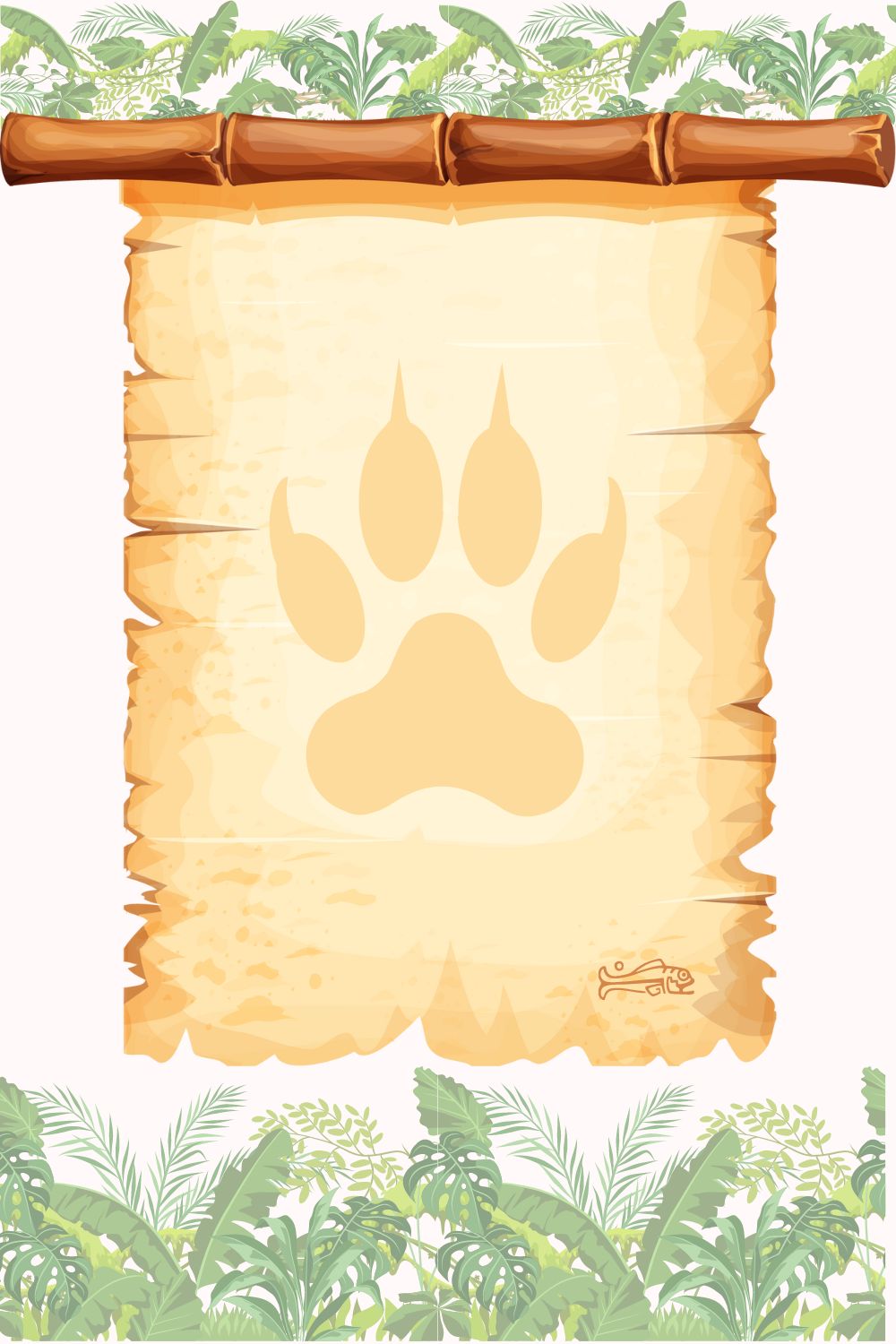 Free Printable Blank Safari Invitation Templates [PDF Included ...