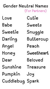 Printable List Of Gender Neutral Names - Printables Hub