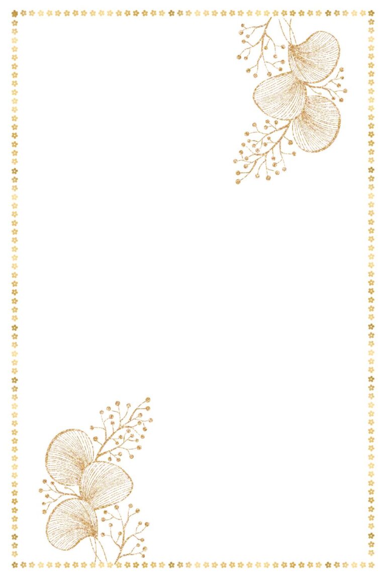 Printable Gold Sheets - Printables Hub