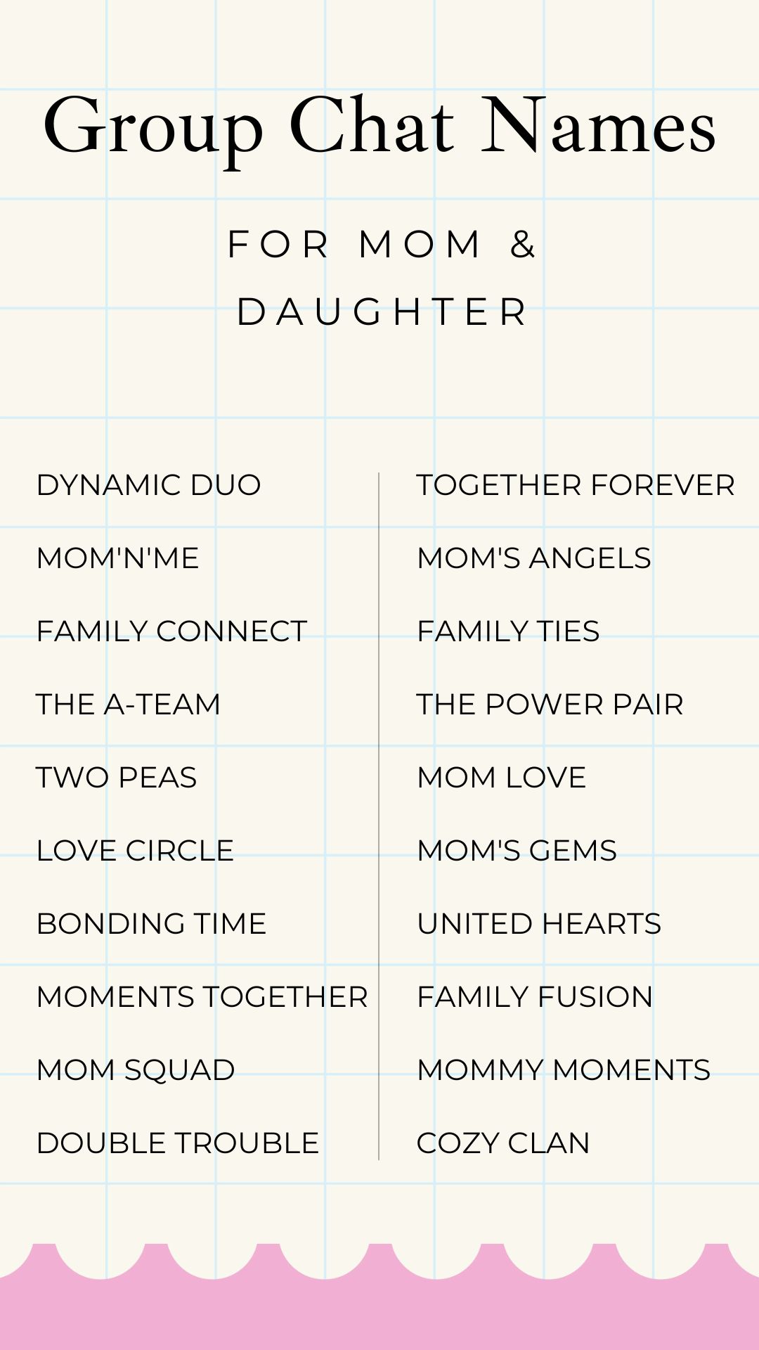 Printable Group Chat Names Lists [With PDF] - Printables Hub