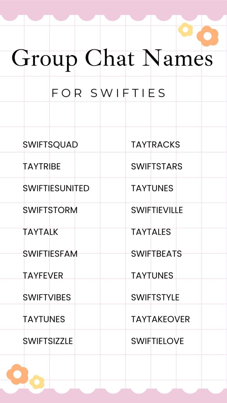 Printable Group Chat Names Lists [With PDF] - Printables Hub