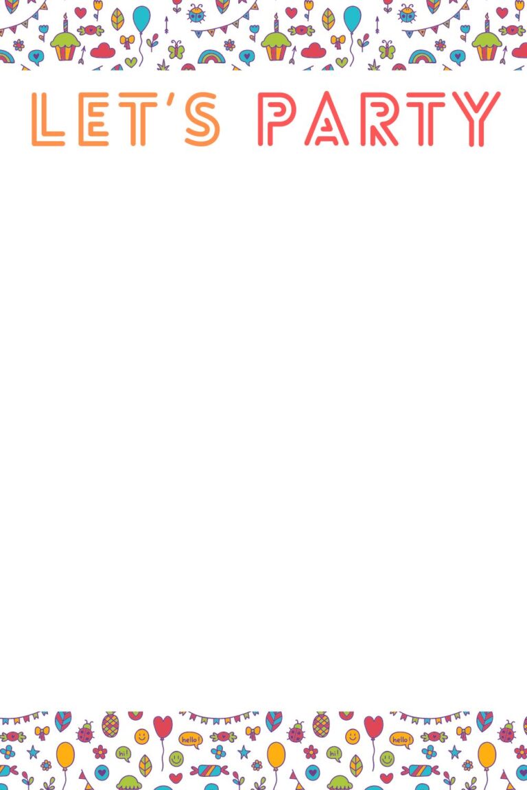 Free Printable Party Invitation Templates - Printables Hub