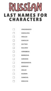 Printable List of Last Names For Characters - Printables Hub