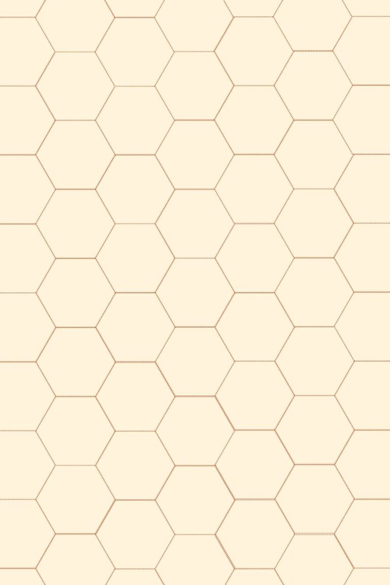 Free Printable 1-inch Hexagon Templates (Grid Layout & Graph Paper ...