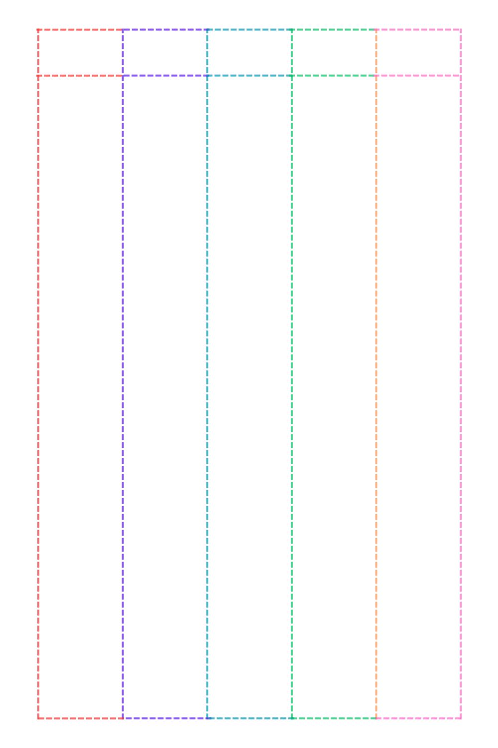 Free Printable 5 Column Charts [PDF] Template - Printables Hub