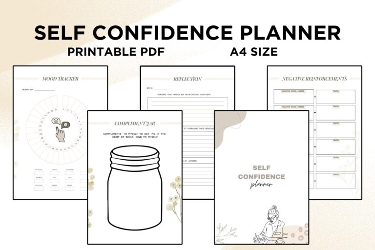 Printable Self-Confidence Planner - Printables Hub