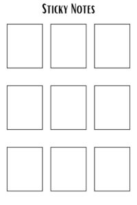 Printable Blank Sticky Notes Templates [With PDF] - Printables Hub