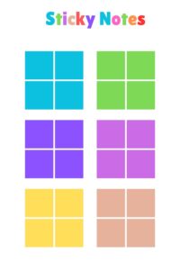 Printable Blank Sticky Notes Templates [With PDF] - Printables Hub