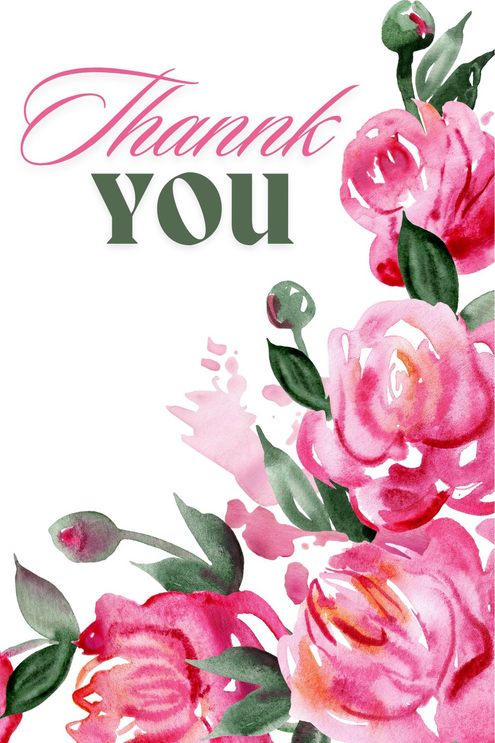 Printable Thank You Card Templates - Printables Hub
