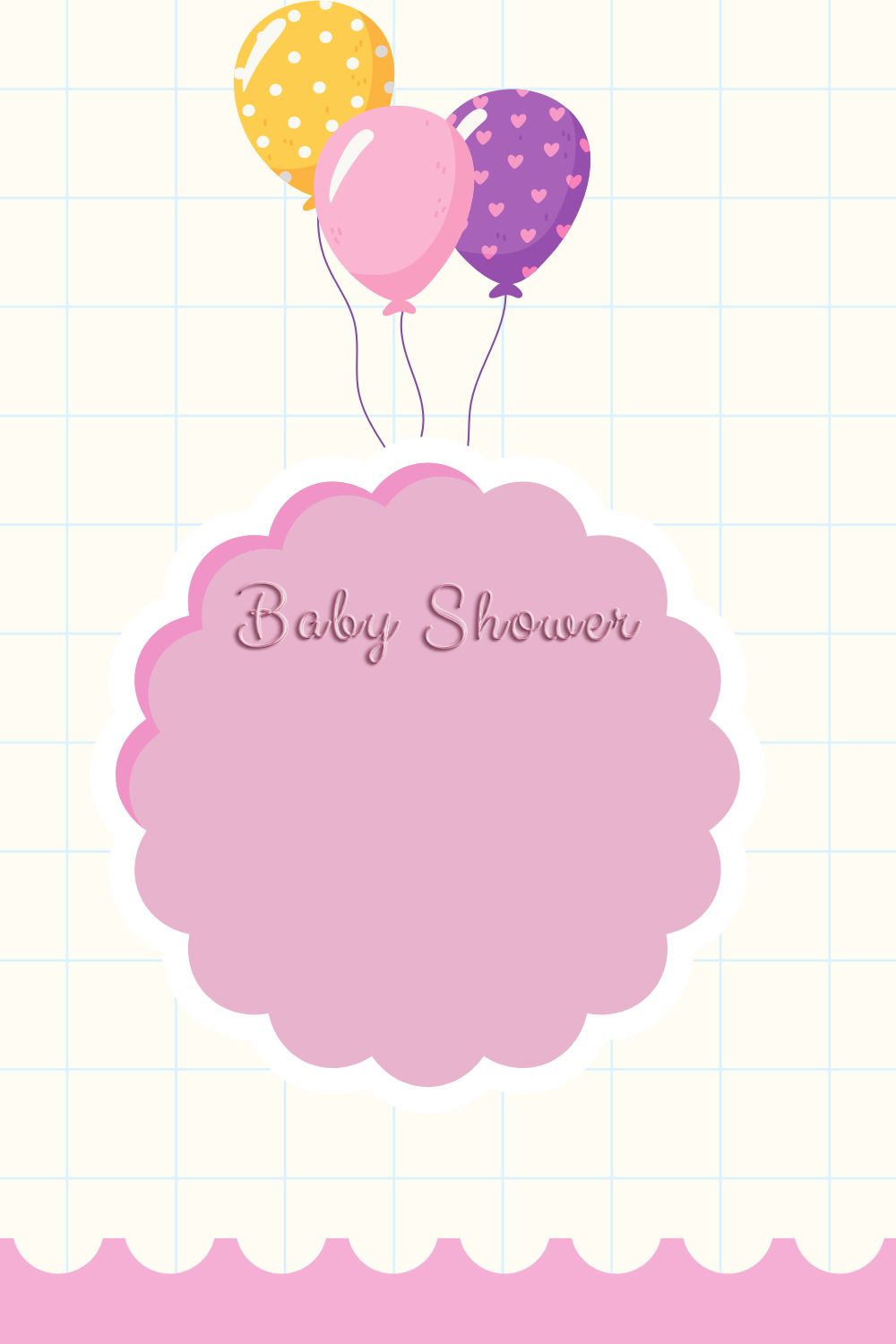 Printable Blank Baby Shower Invitation Templates [PDF Included ...