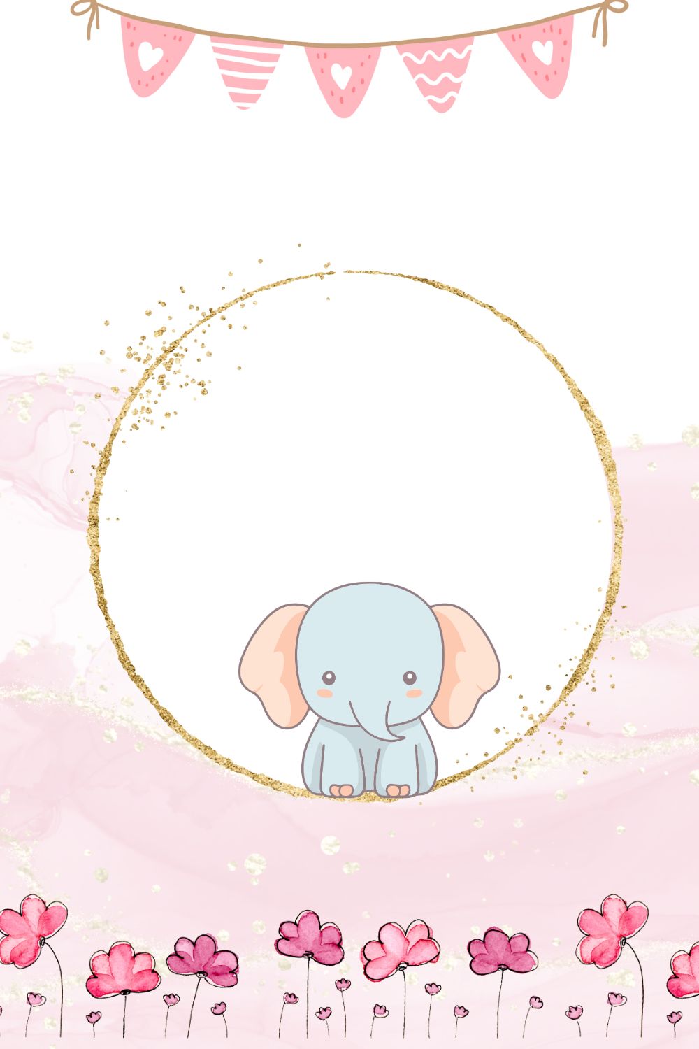 Printable Blank Baby Shower Invitation Templates [PDF Included ...