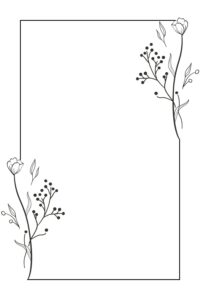 Printable Blank Aesthetic Rectangle {Frame} Templates [PDF Included ...