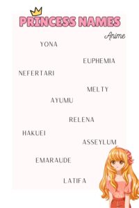 Printable List Of Unique Princess Names - Printables Hub