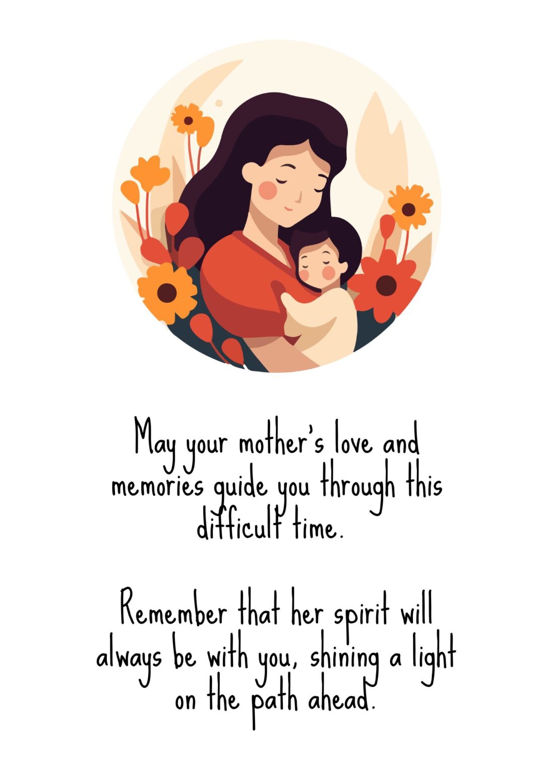 Printable Sympathy Messages Cards - Printables Hub