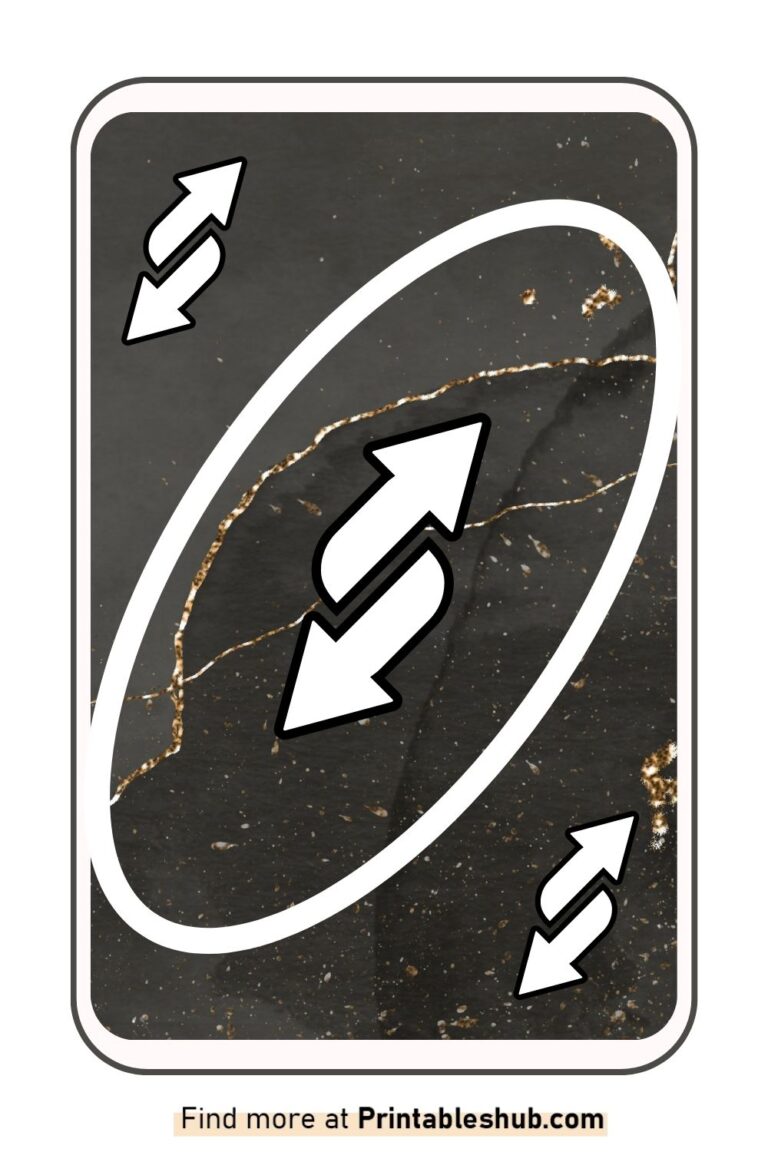 Free Printable UNO Reverse Cards With Blank Template [PDF Included ...