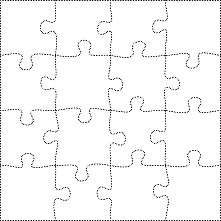 Free Printable Jigsaw Puzzles For Kids [PDF] + Blank Template ...