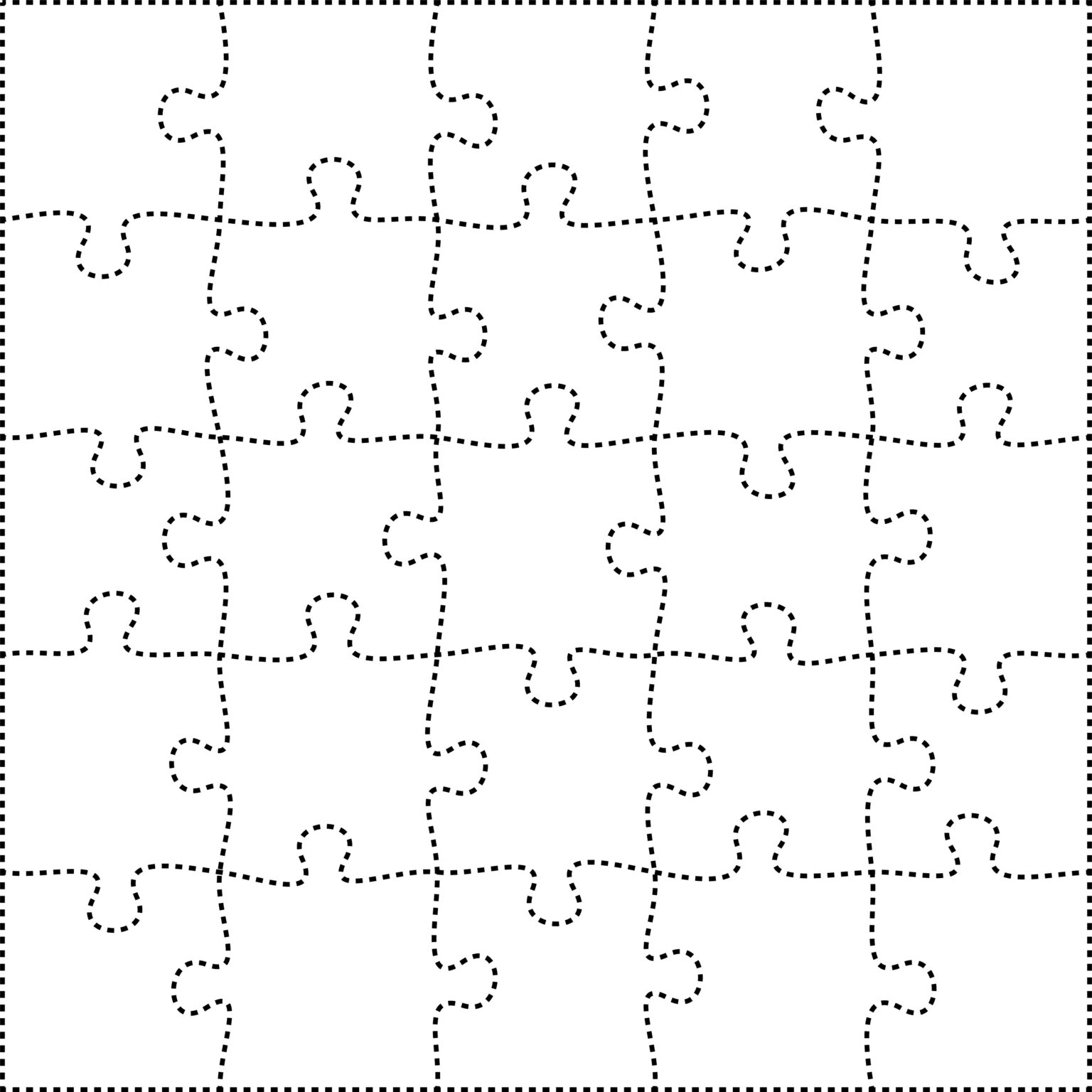 Free Printable Jigsaw Puzzles For Kids [PDF] + Blank Template ...