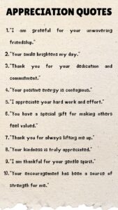 Printable Lists of Appreciation Quotes - Printables Hub