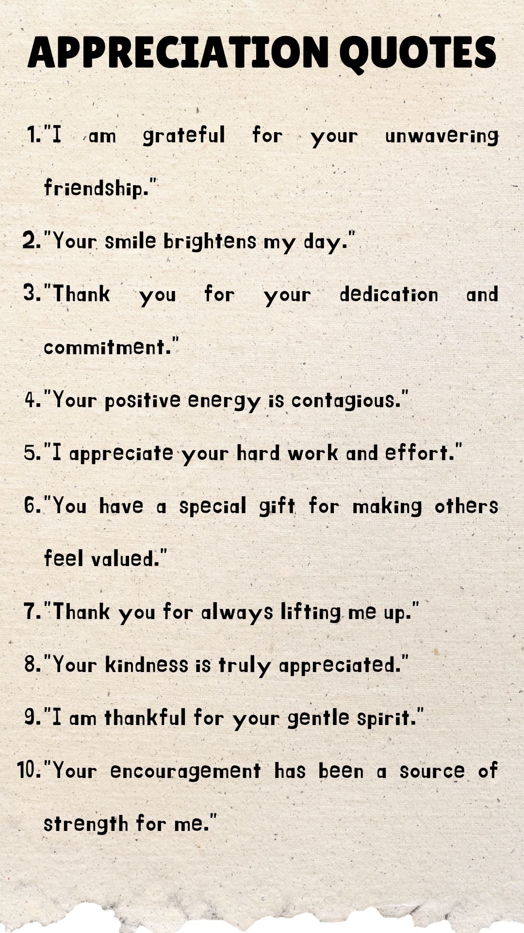 Printable Lists of Appreciation Quotes - Printables Hub