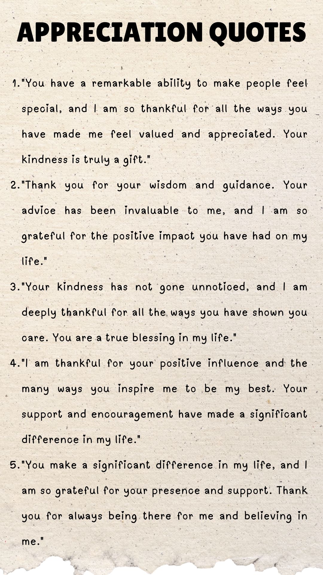 Printable Lists of Appreciation Quotes - Printables Hub