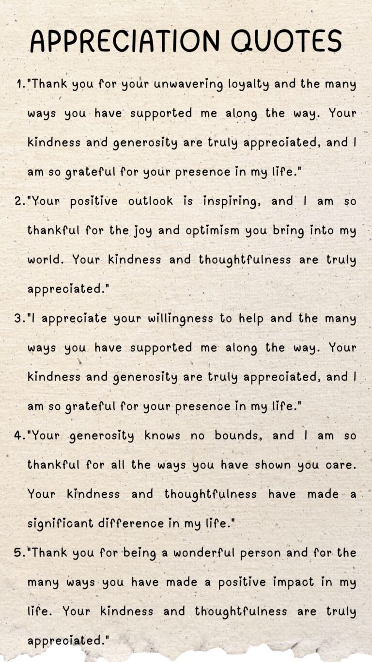 Printable Lists of Appreciation Quotes - Printables Hub