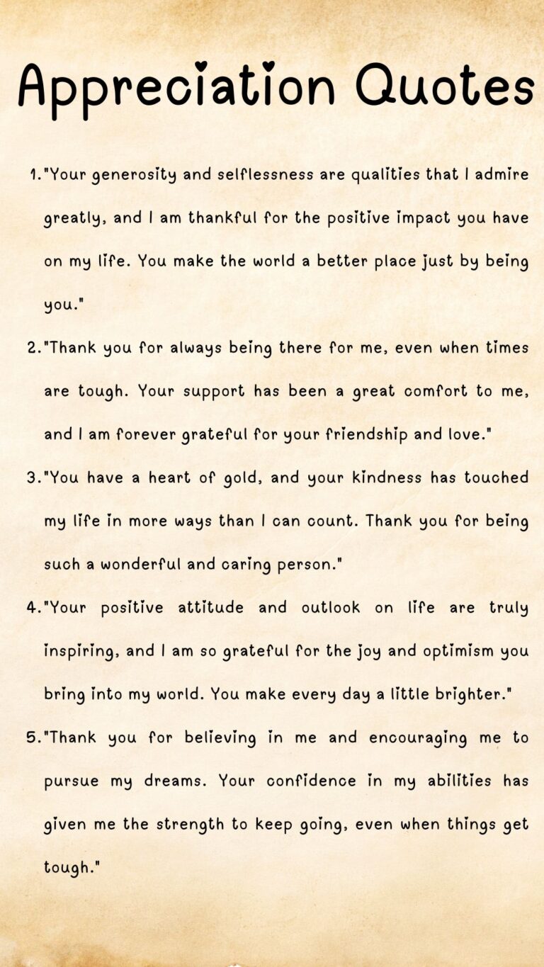 Printable Lists of Appreciation Quotes - Printables Hub