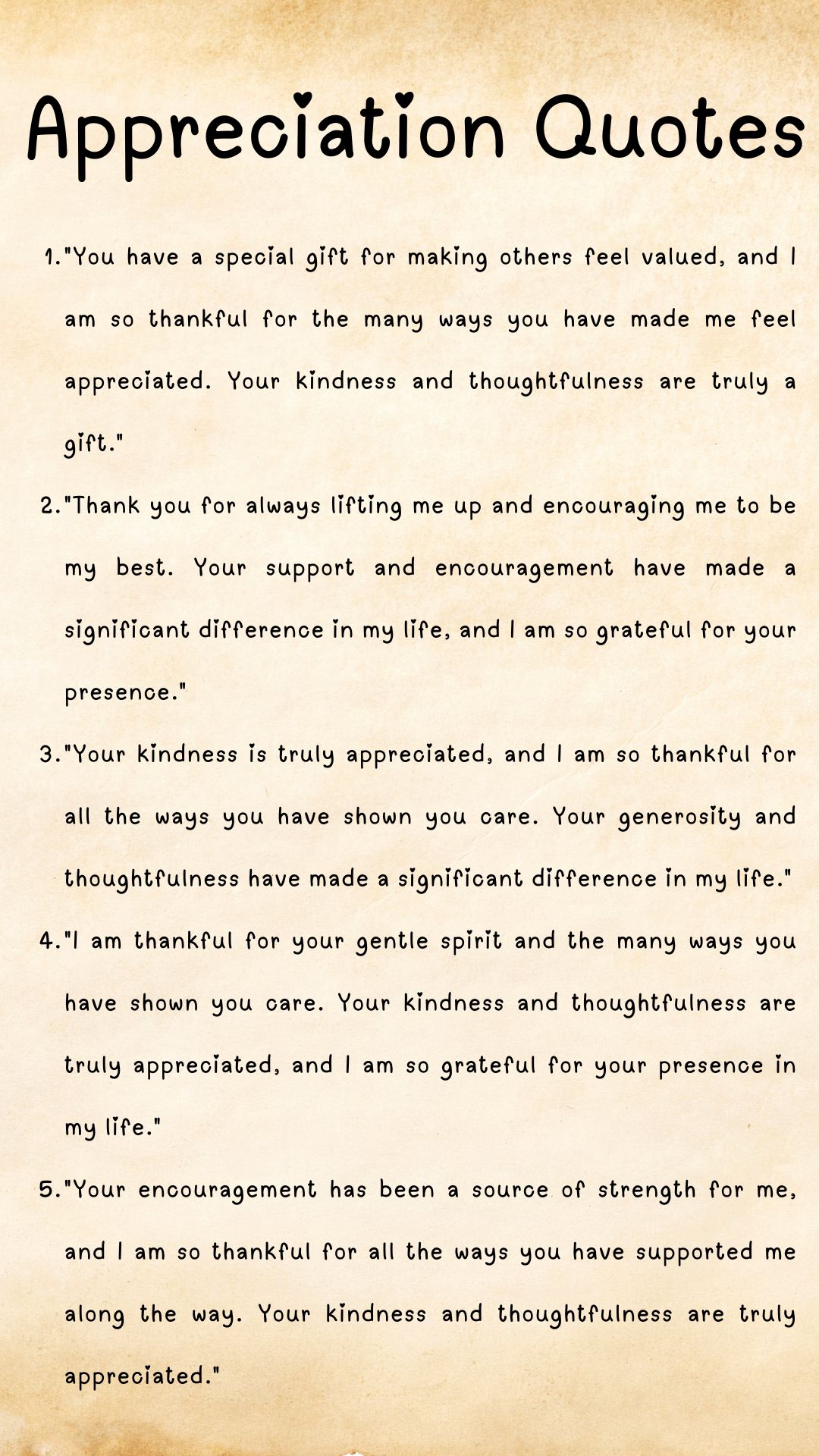 Printable Lists of Appreciation Quotes - Printables Hub