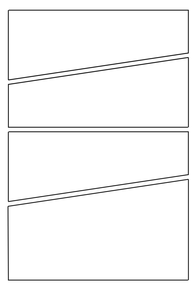 Free Printable Comic Strips/Pages Templates [PDF Included] - Printables Hub