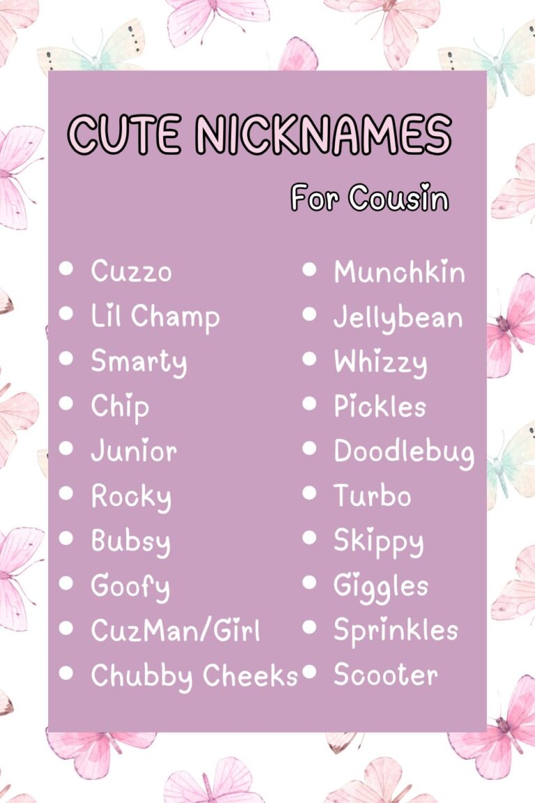Printable Lists Of Cute Nicknames - Printables Hub