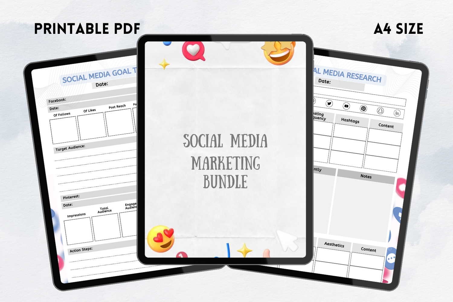 Printable Social Media Marketing Planner PDF - Printables Hub