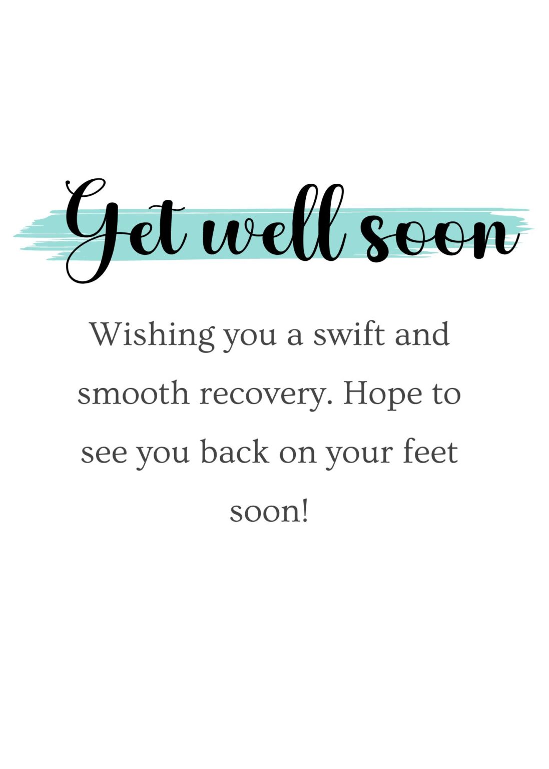 Printable Get Well Soon Message Cards [PDF Included] - Printables Hub